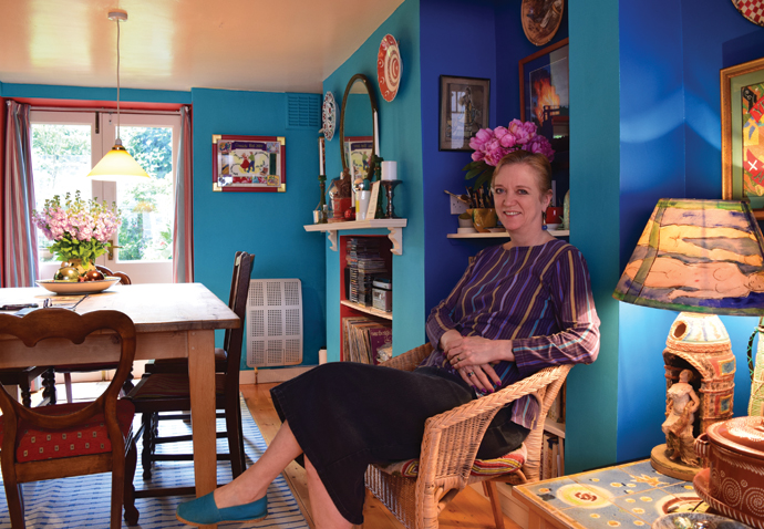 Watercolour? Cressida Bell painting depicts floods | Westminster Extra