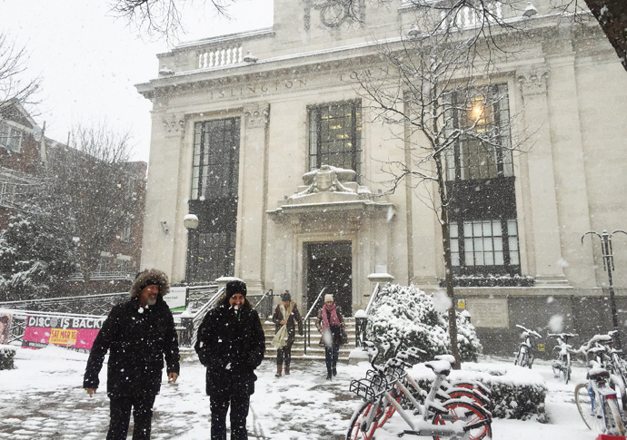 Islington slipping back into winter! | Westminster Extra