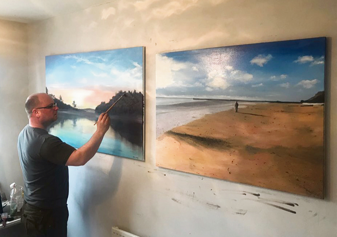 25 years on, handyman Dan realises his art ambition | Westminster Extra
