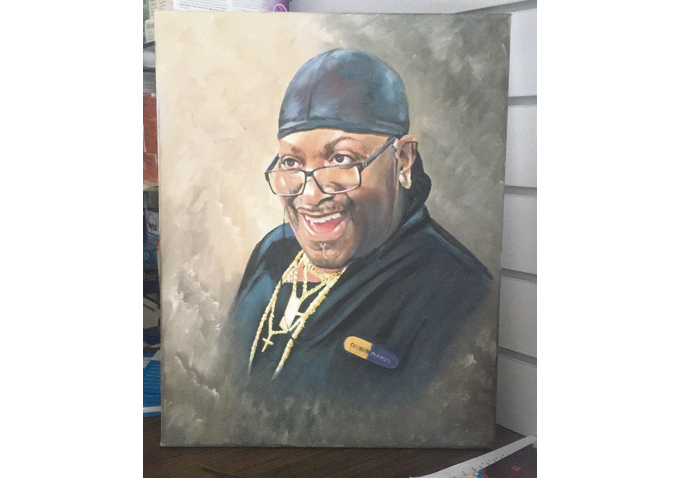 Painting tribute to popular Caledonian Road pharmacy worker ...