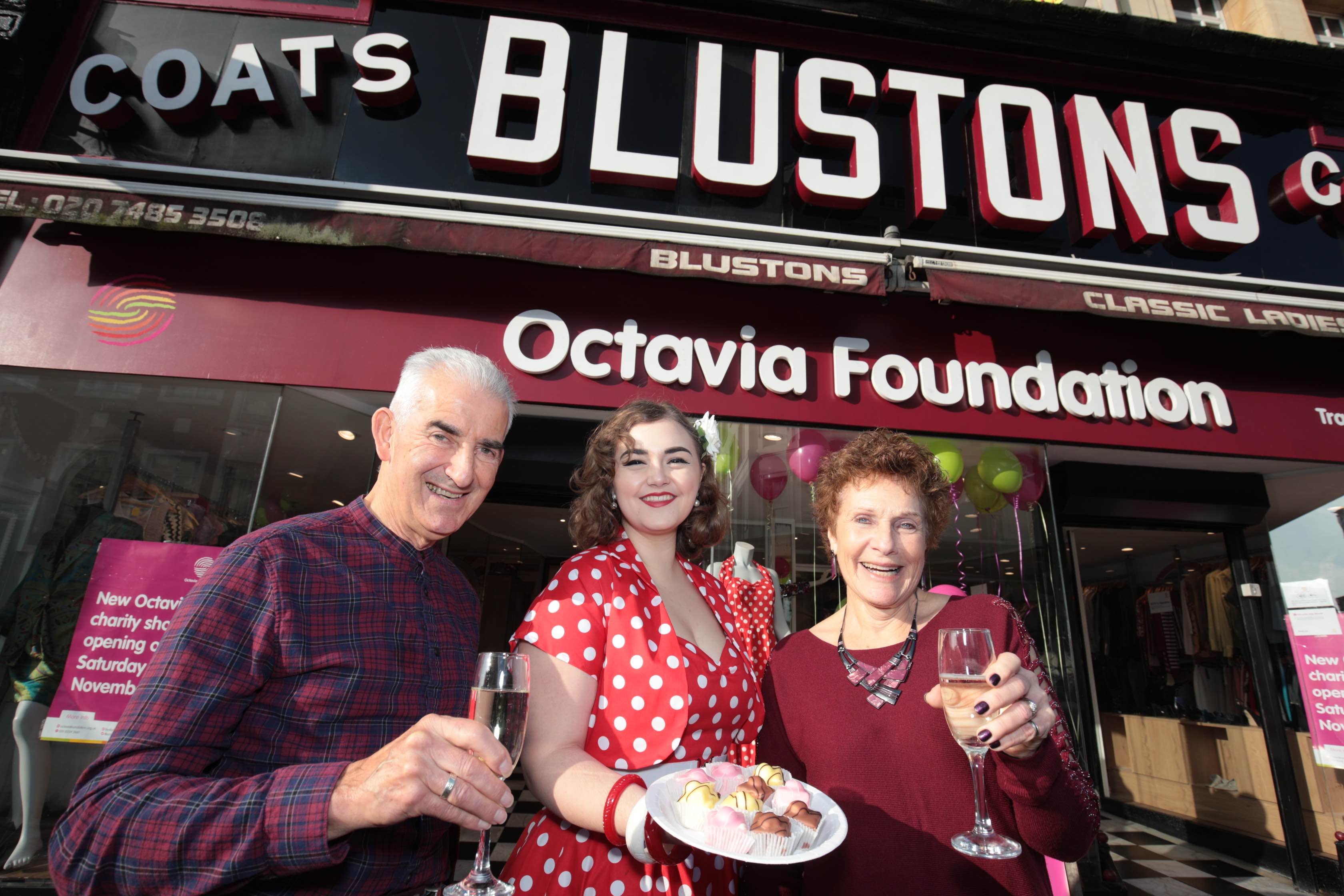 Former Blustons owners return for opening of new charity shop ...