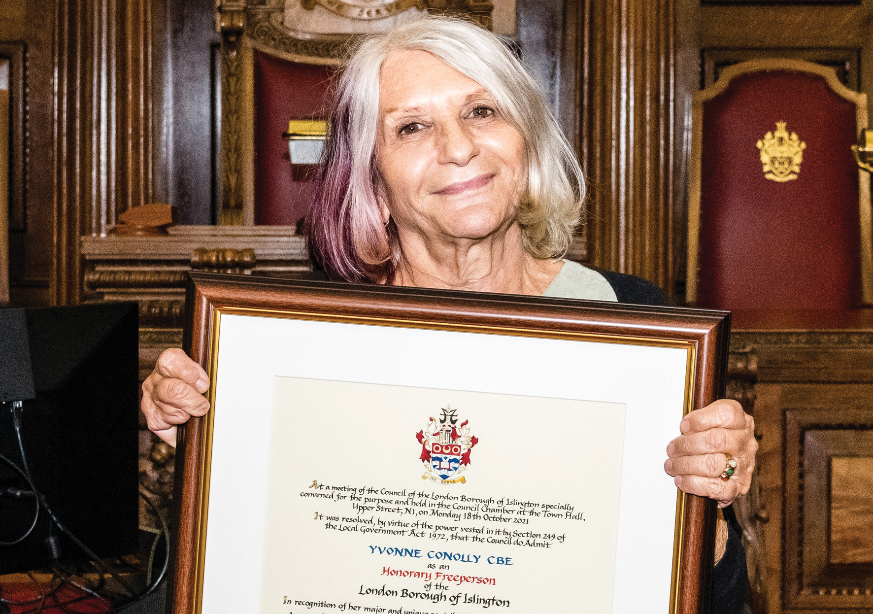 Freedom accolade for pioneering black headteacher | Westminster Extra