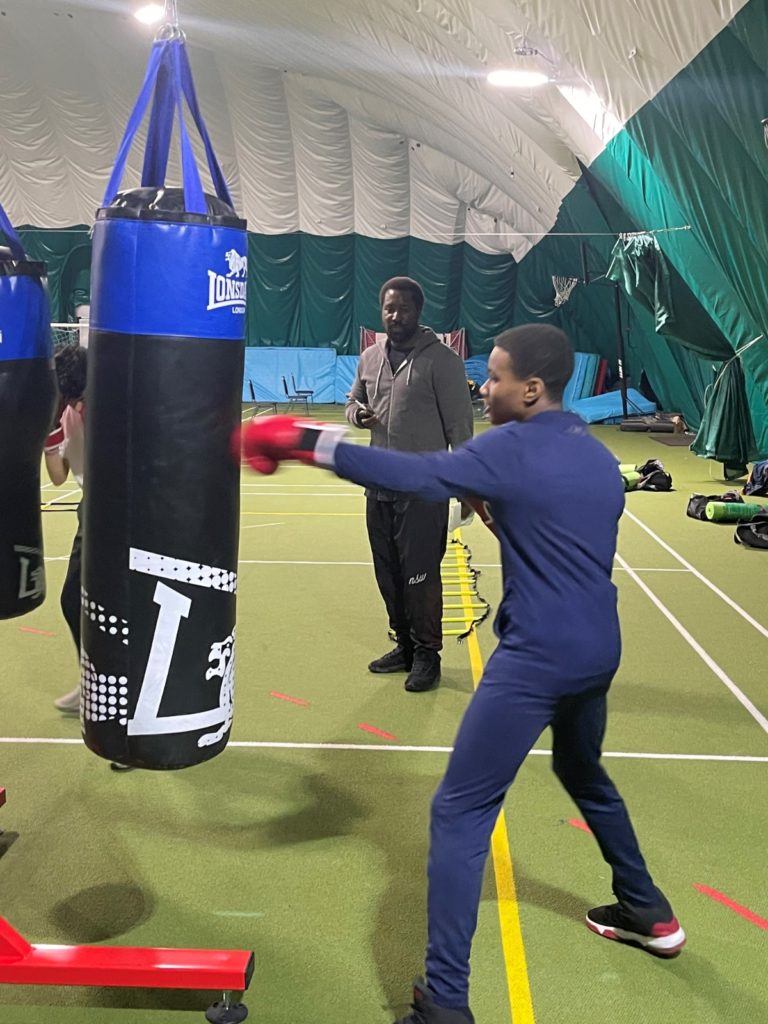 Long arms of the law! Boxing project breaking down barriers ...